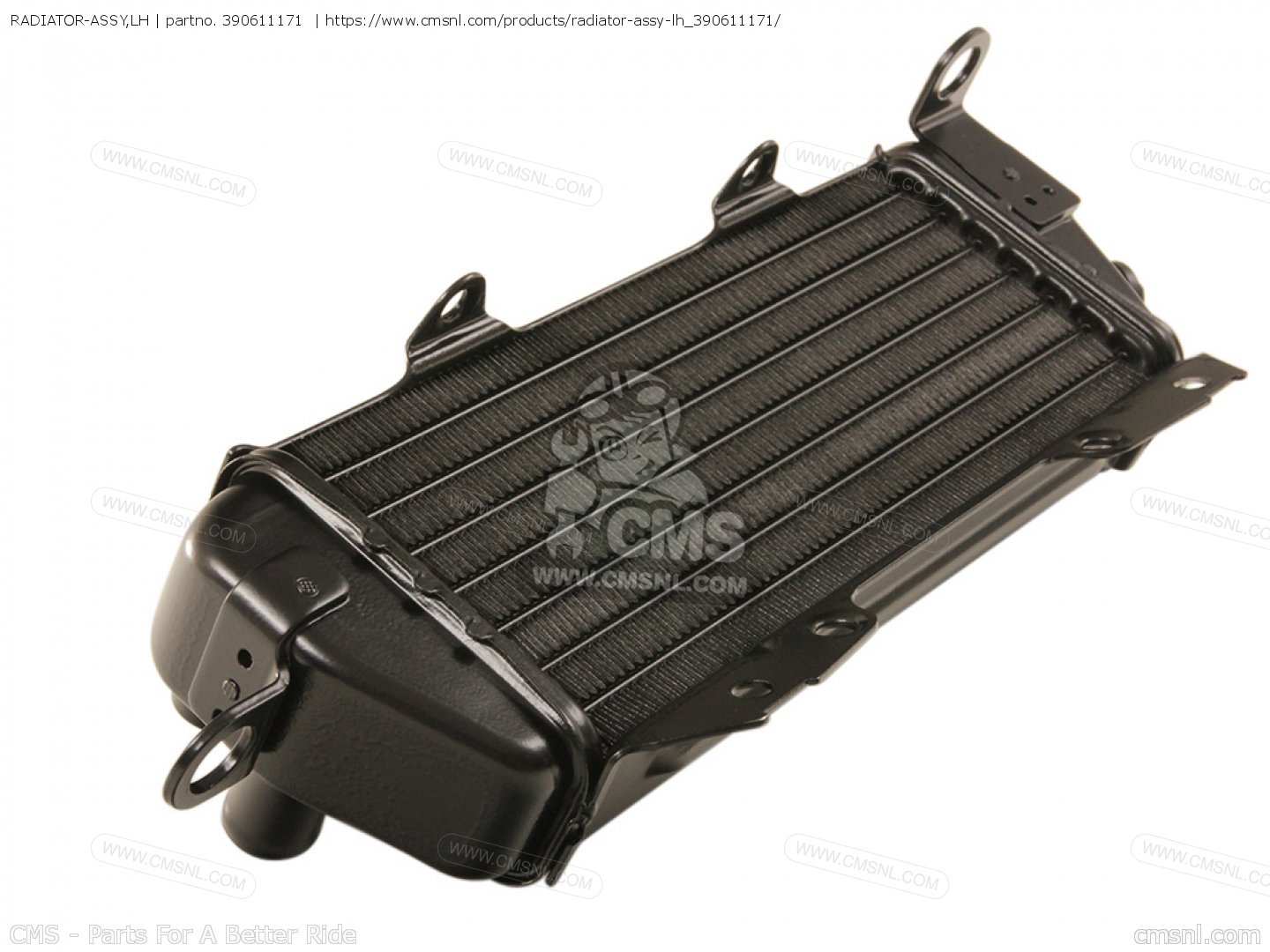 390611171: Radiator-assy,lh Kawasaki - buy the 39061-1171 at CMSNL