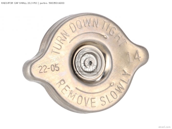 RADIATOR CAP SMALL 20,3 PSI for 125 SXS Europe 2002 - order at CMSNL