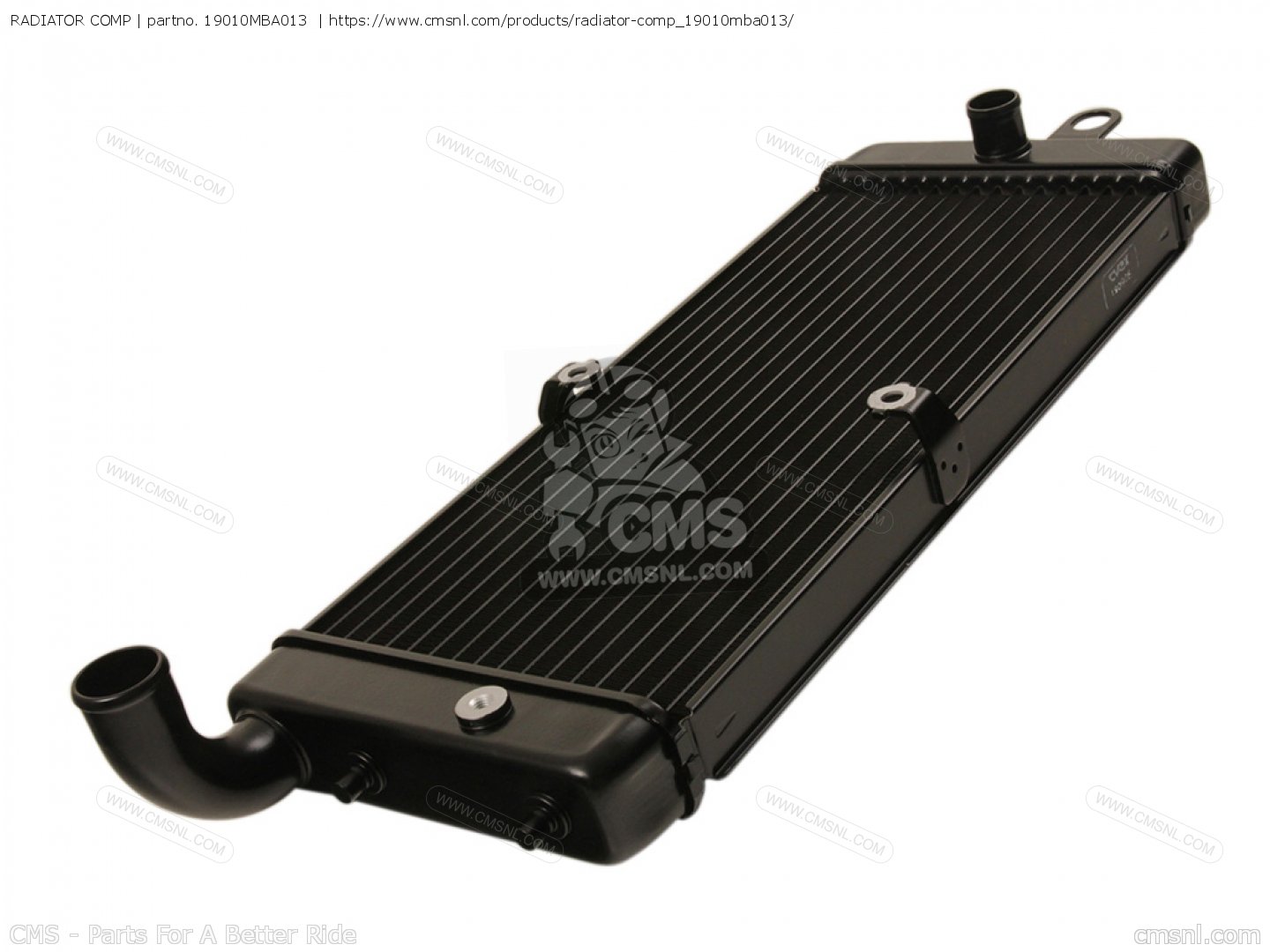 19010MBA013: RADIATOR COMP Honda - buy the 19010-MBA-013 at CMSNL