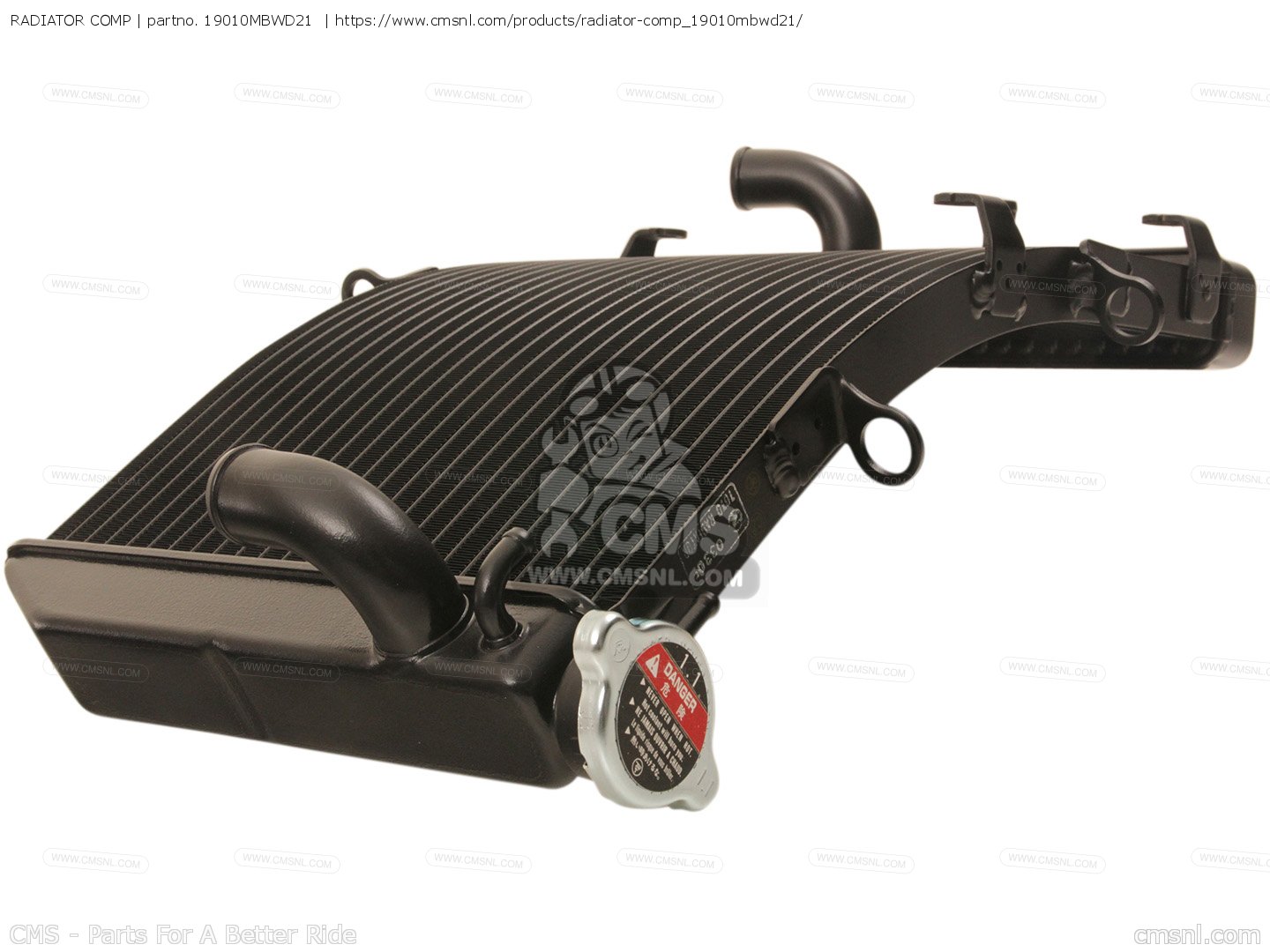 19010MBWD21: Radiator Comp Honda - buy the 19010-MBW-D21 at CMSNL