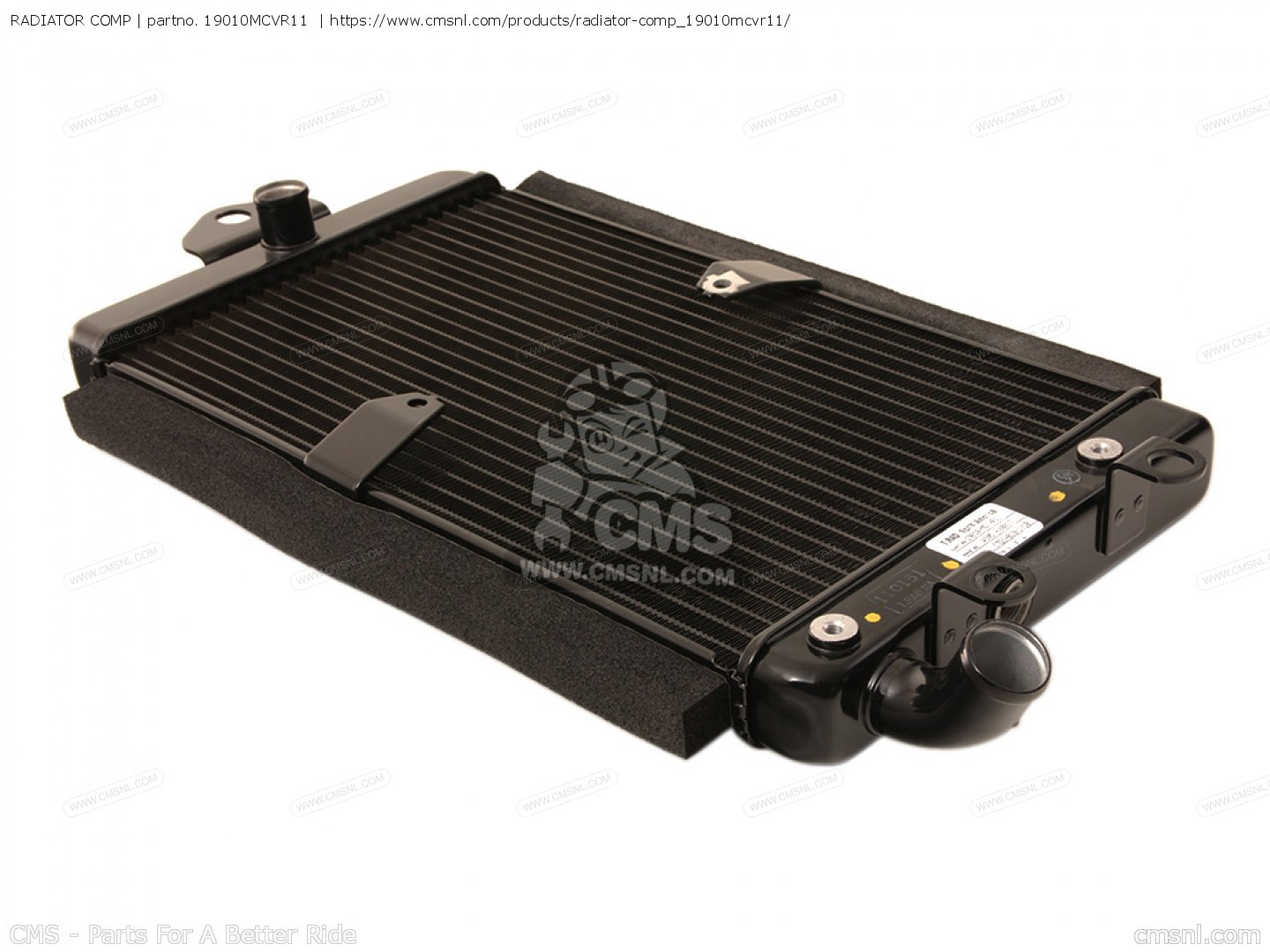 19010MCVR11: RADIATOR COMP Honda - buy the 19010-MCV-R11 at CMSNL