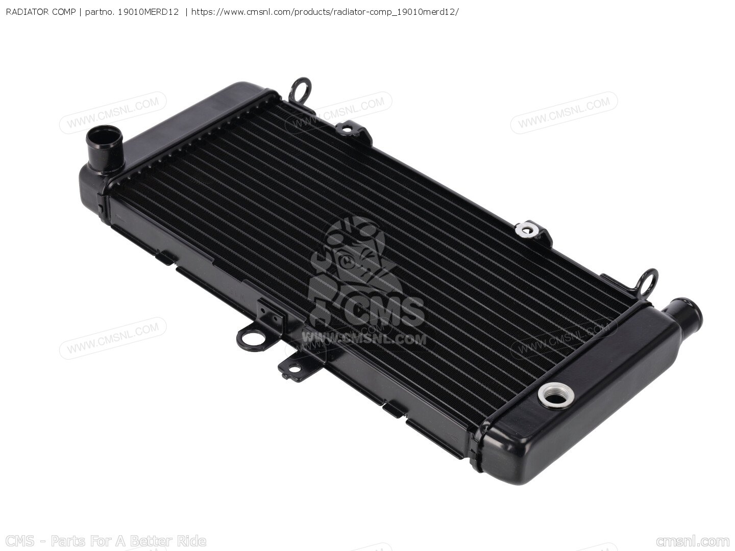 19010MERD12: RADIATOR COMP Honda - buy the 19010-MER-D12 at CMSNL
