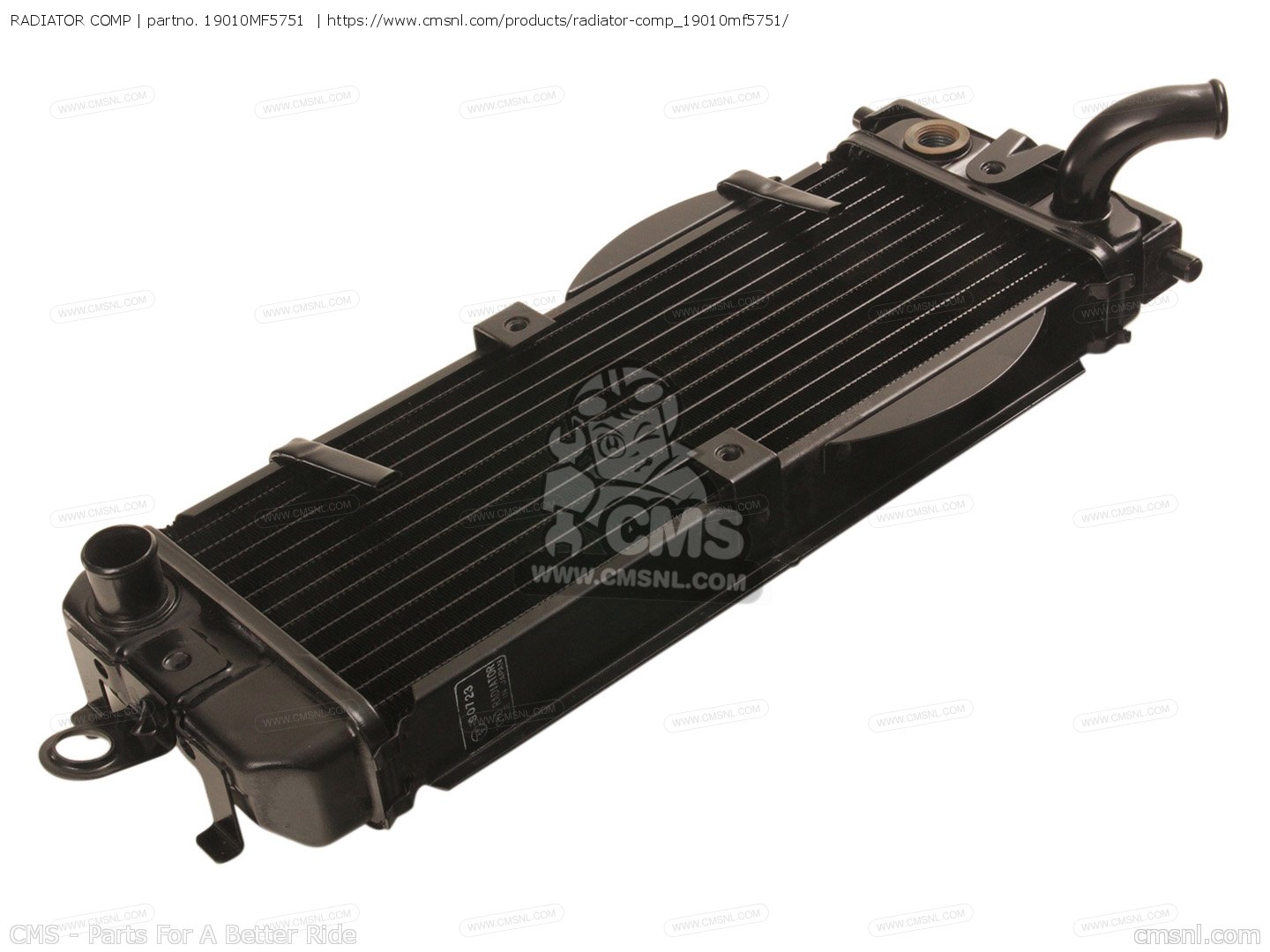 19010MF5751: RADIATOR COMP Honda - buy the 19010-MF5-751 at CMSNL