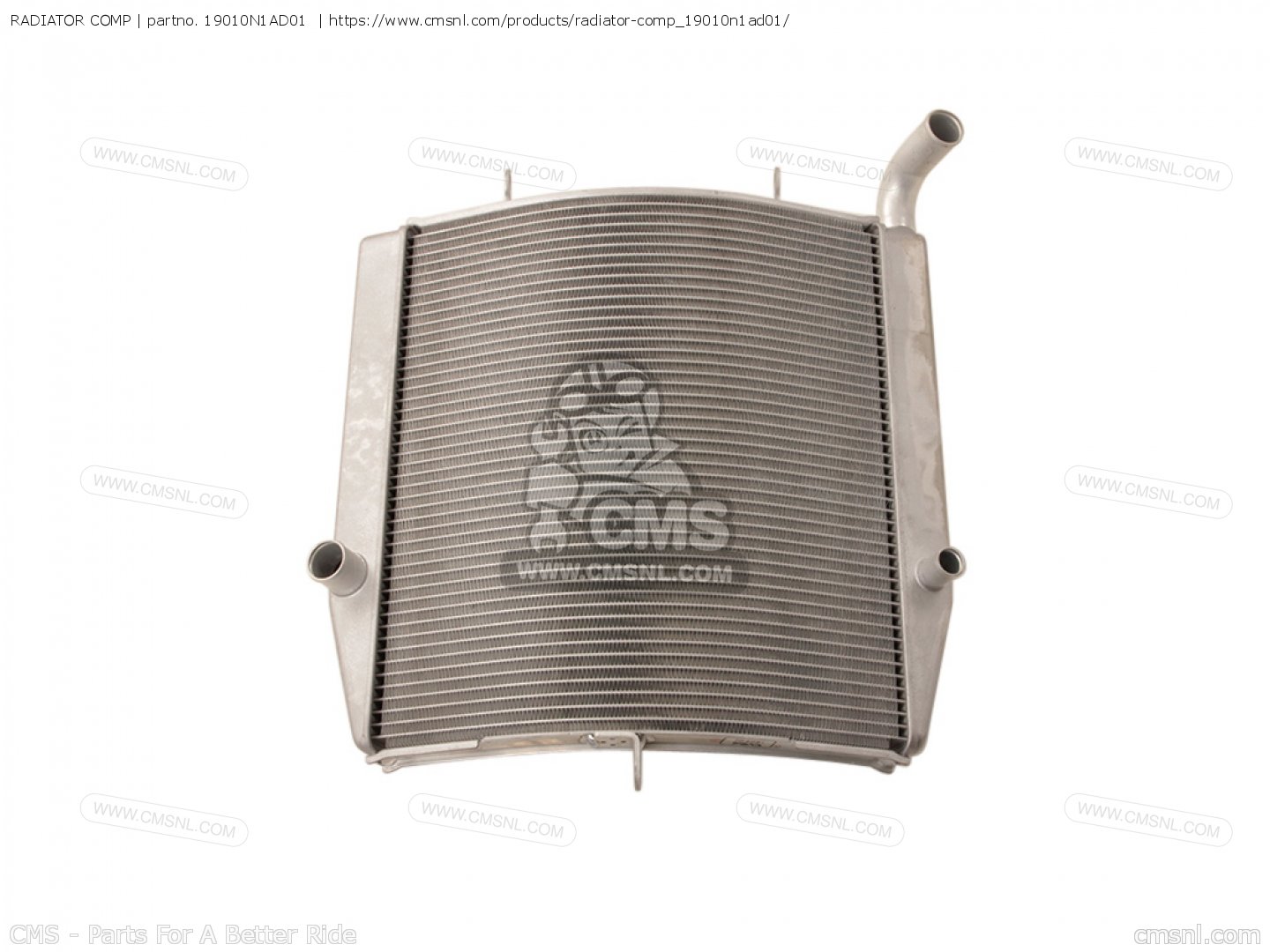19010N1AD01: RADIATOR COMP Honda - buy the 19010-N1A-D01 at CMSNL