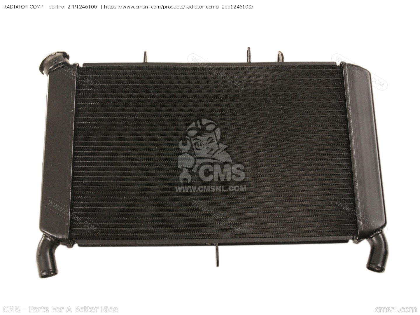 2PP1246100: RADIATOR COMP Yamaha - buy the 2PP-12461-00-00 at CMSNL
