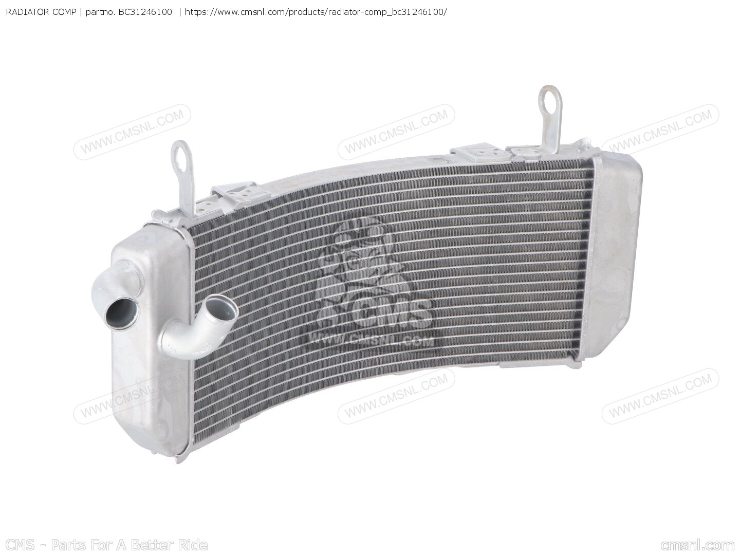 BC31246100: Radiator Comp Yamaha - buy the BC3-12461-00 at CMSNL