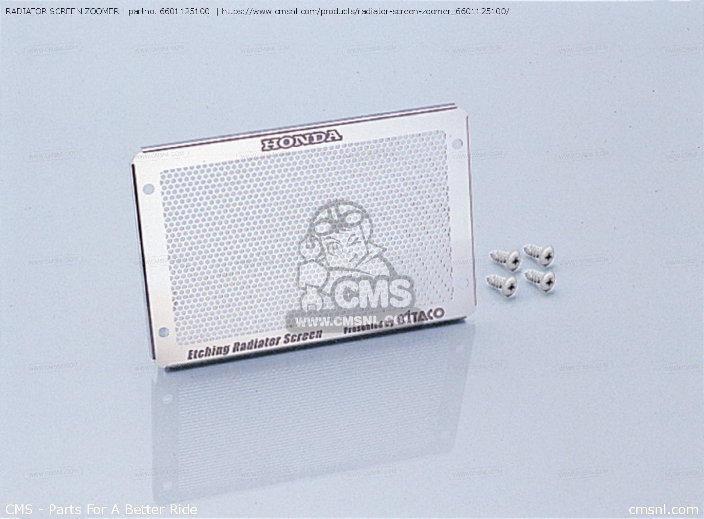 6601125100: Radiator Screen Zoomer Kitaco - buy the 660-1125100 at CMSNL