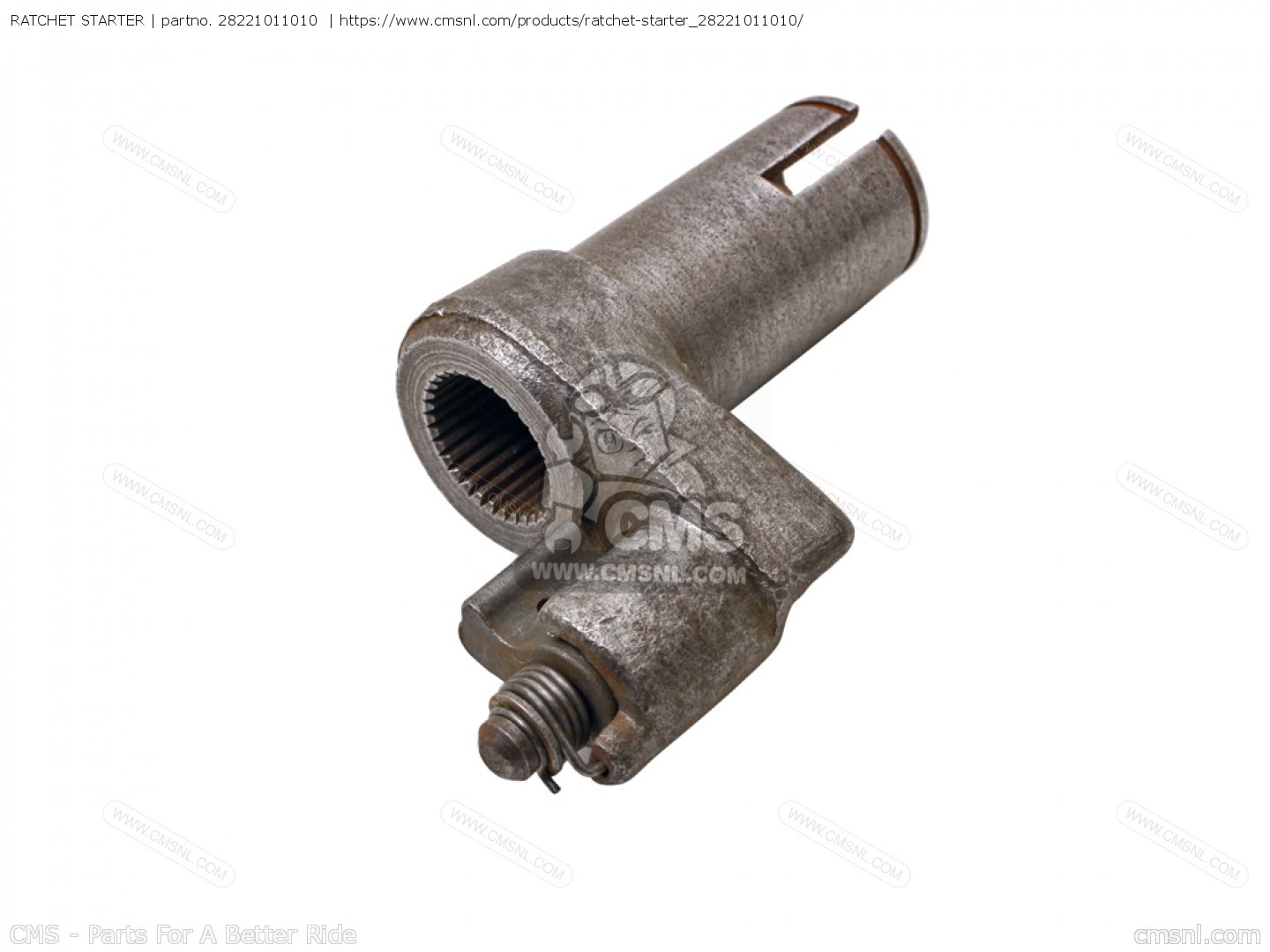 28221011010: RATCHET STARTER Honda - buy the 28221-011-010 at CMSNL