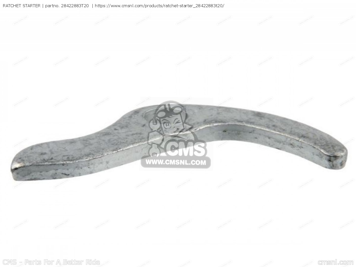 28422883T20: RATCHET STARTER Honda - buy the 28422-883-T20 at CMSNL