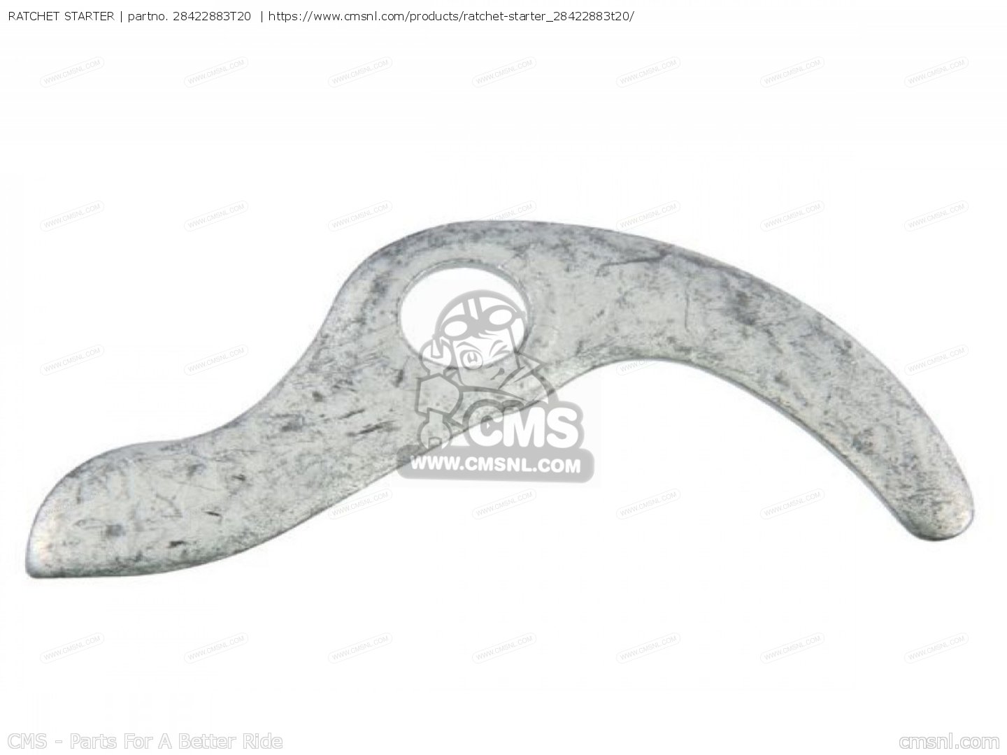 28422883T20: RATCHET STARTER Honda - buy the 28422-883-T20 at CMSNL