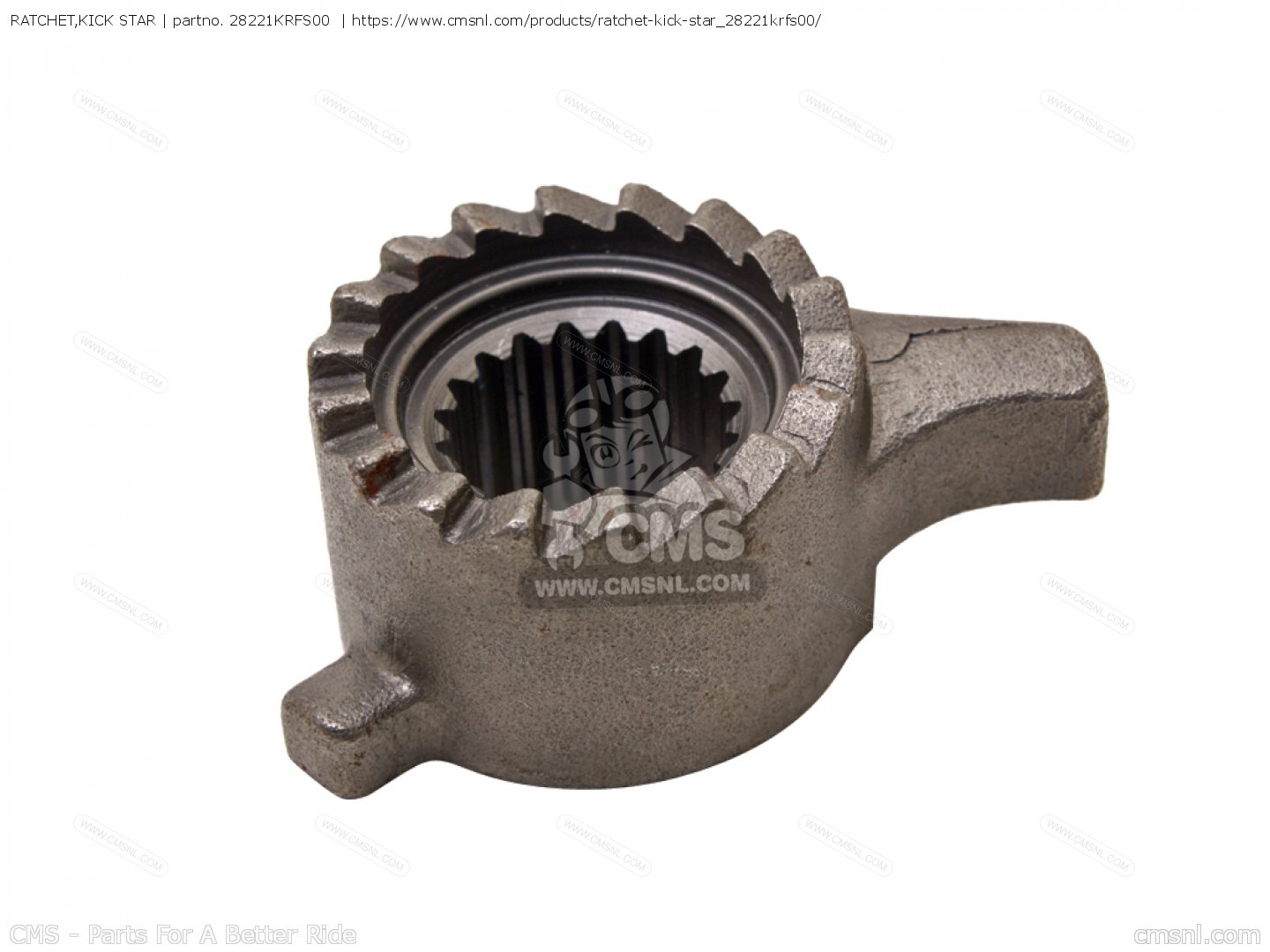 28221KRFS00: RATCHET,KICK STAR Honda - buy the 28221-KRF-S00 at CMSNL