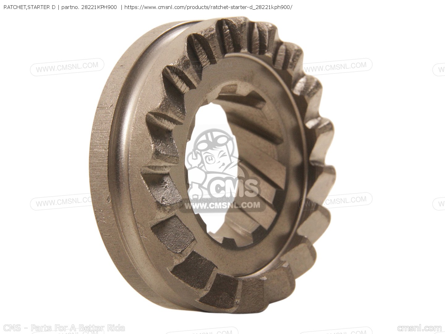28221KPH900: RATCHET,STARTER D Honda - buy the 28221-KPH-900 at CMSNL