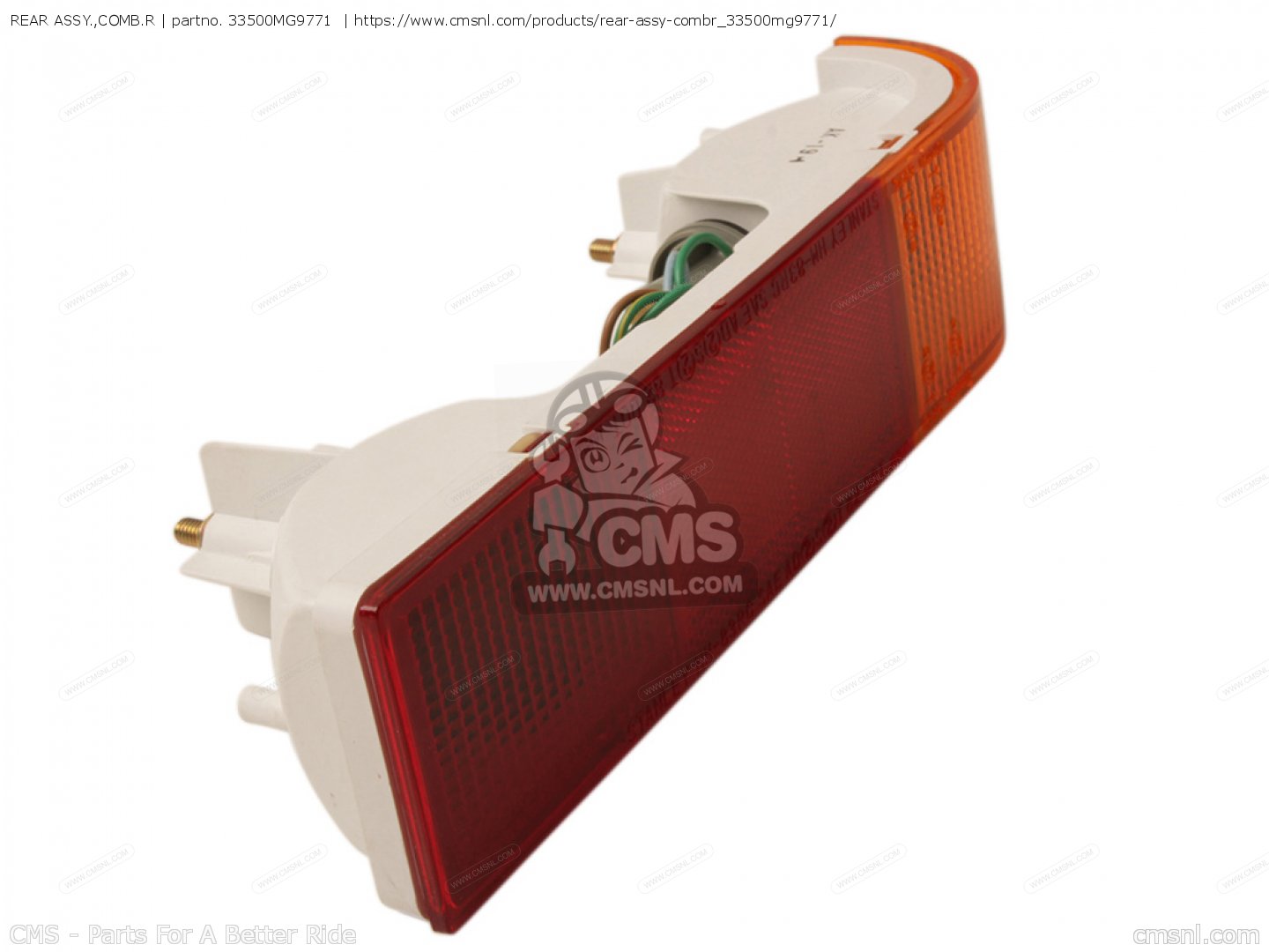 33500MG9771: Rear Assy.,comb.r Honda - buy the 33500-MG9-771 at CMSNL