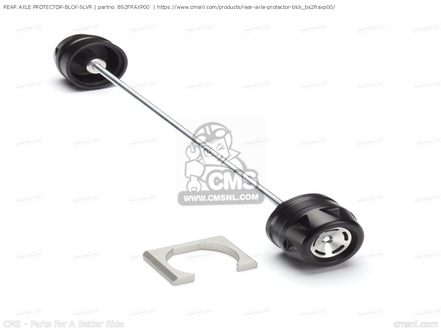 BS2FRAXP00: Rear Axle Protector-blck-slvr Yamaha - buy the BS2-FRAXP-00 ...