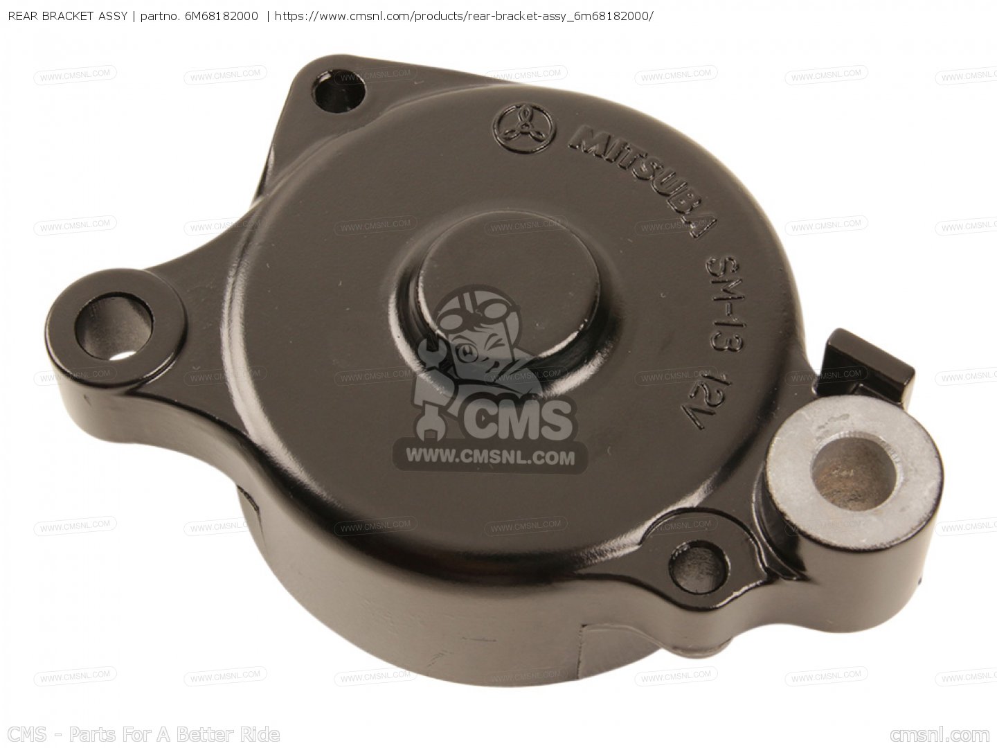 6M68182000: REAR BRACKET ASSY Yamaha - buy the 6M6-81820-00-00 at CMSNL