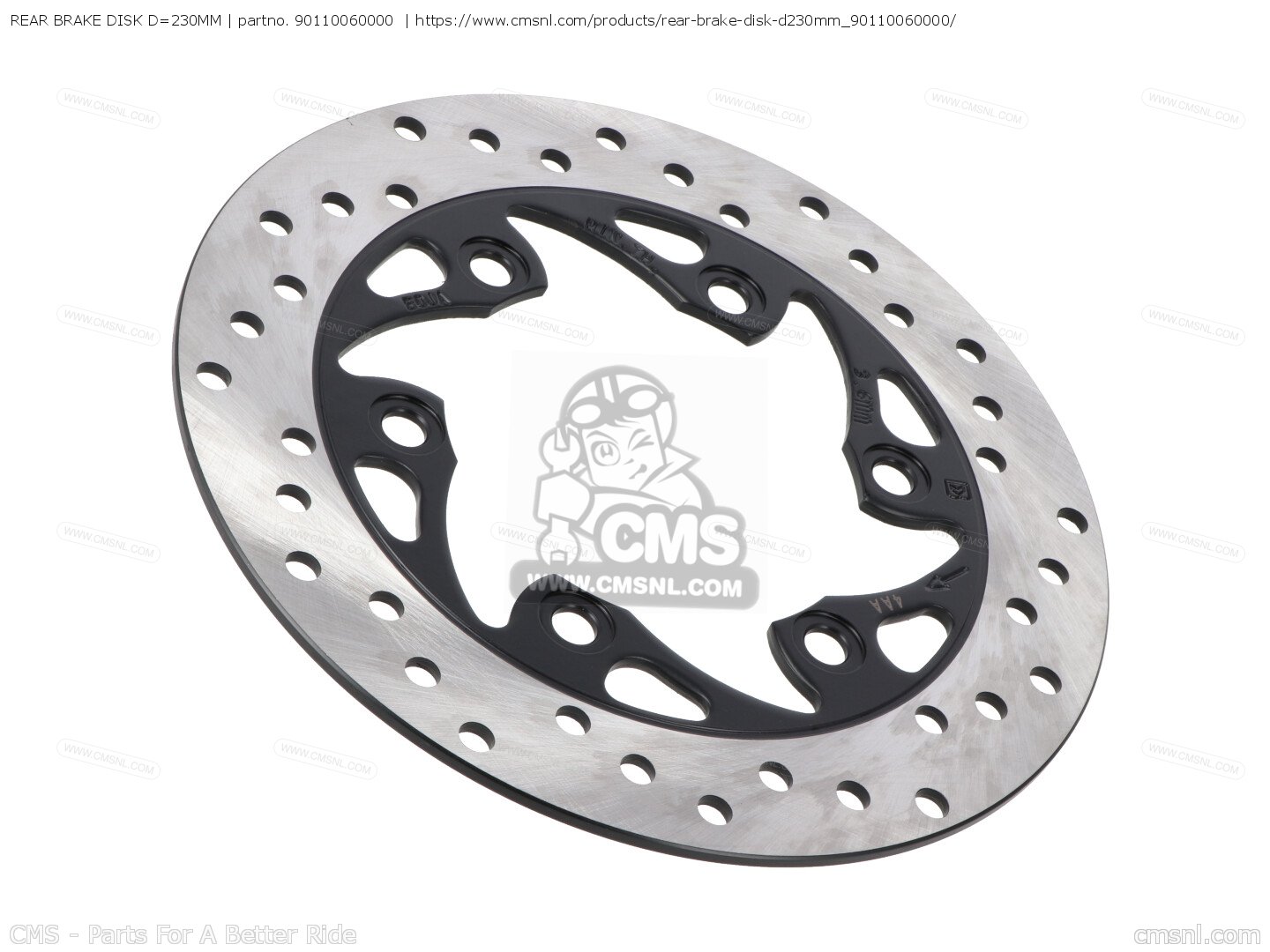 REAR BRAKE DISK D=230MM for 200 DUKE WHITE w/o ABS B.D. Argentina 2013 ...