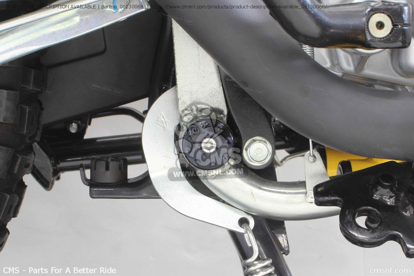 06130068: REAR BRAKE PEDAL PIVOT CAP (8 HOLE TYPE/BLACK) ONLY FOR CROSS ...