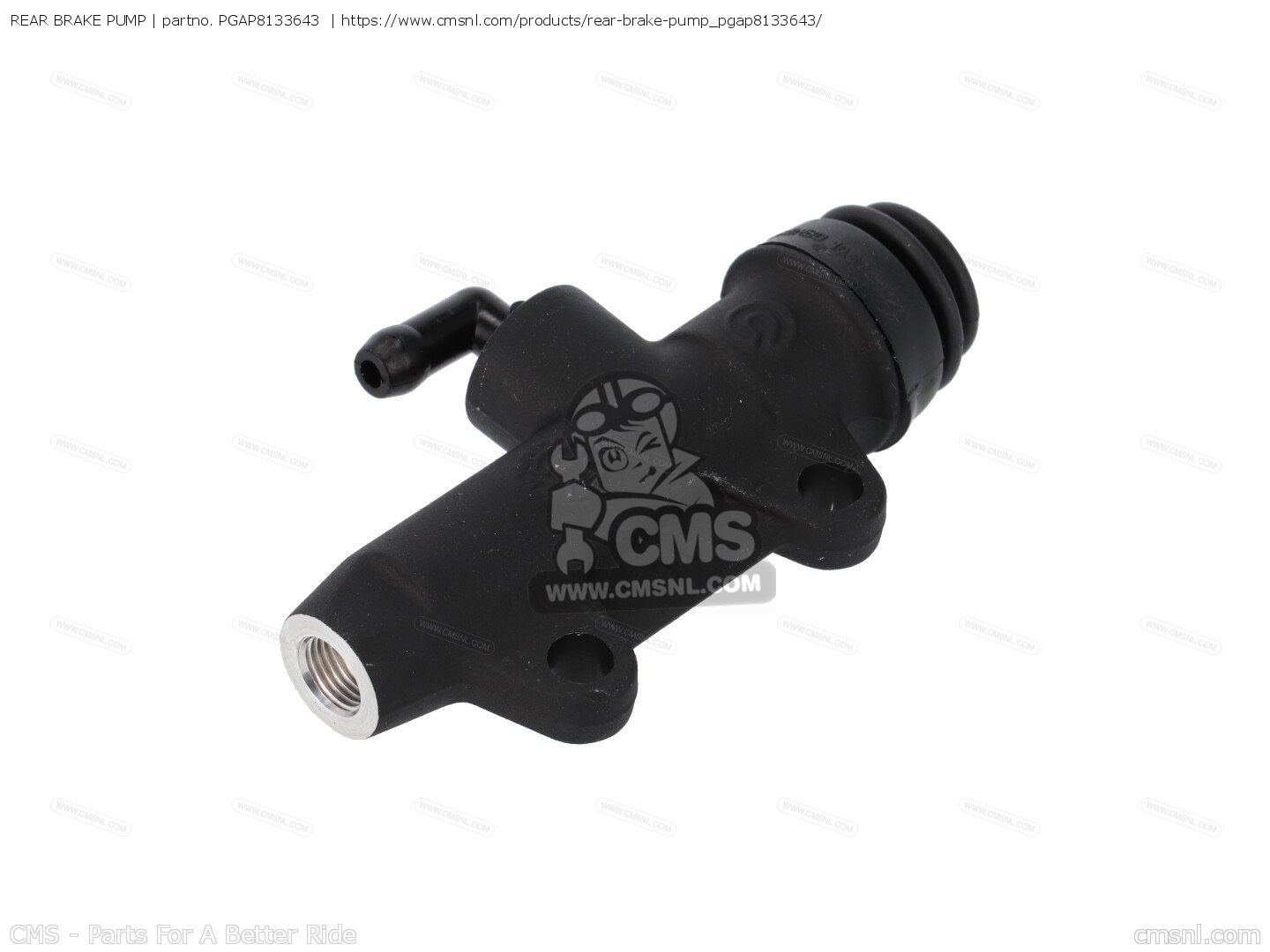 PGAP8133643: REAR BRAKE PUMP Piaggio Group - buy the PGAP8133643 at CMSNL