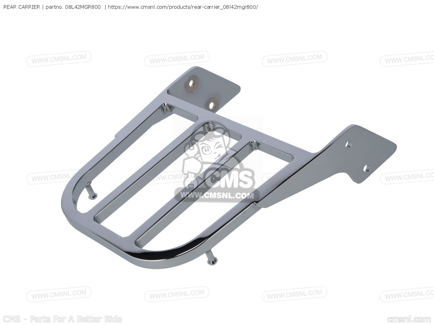 08L42MGR800: REAR CARRIER Honda - buy the 08L42-MGR-800 at CMSNL