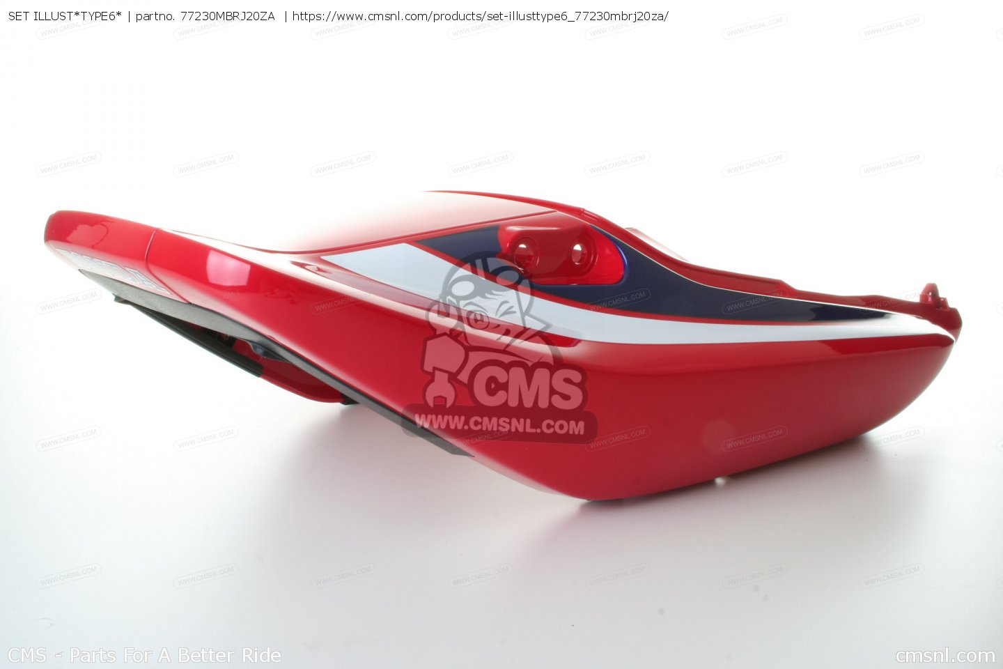 77230MBRJ20ZA: REAR COWL SET ILLUST*TYPE6* Honda - buy the 77230-MBR ...