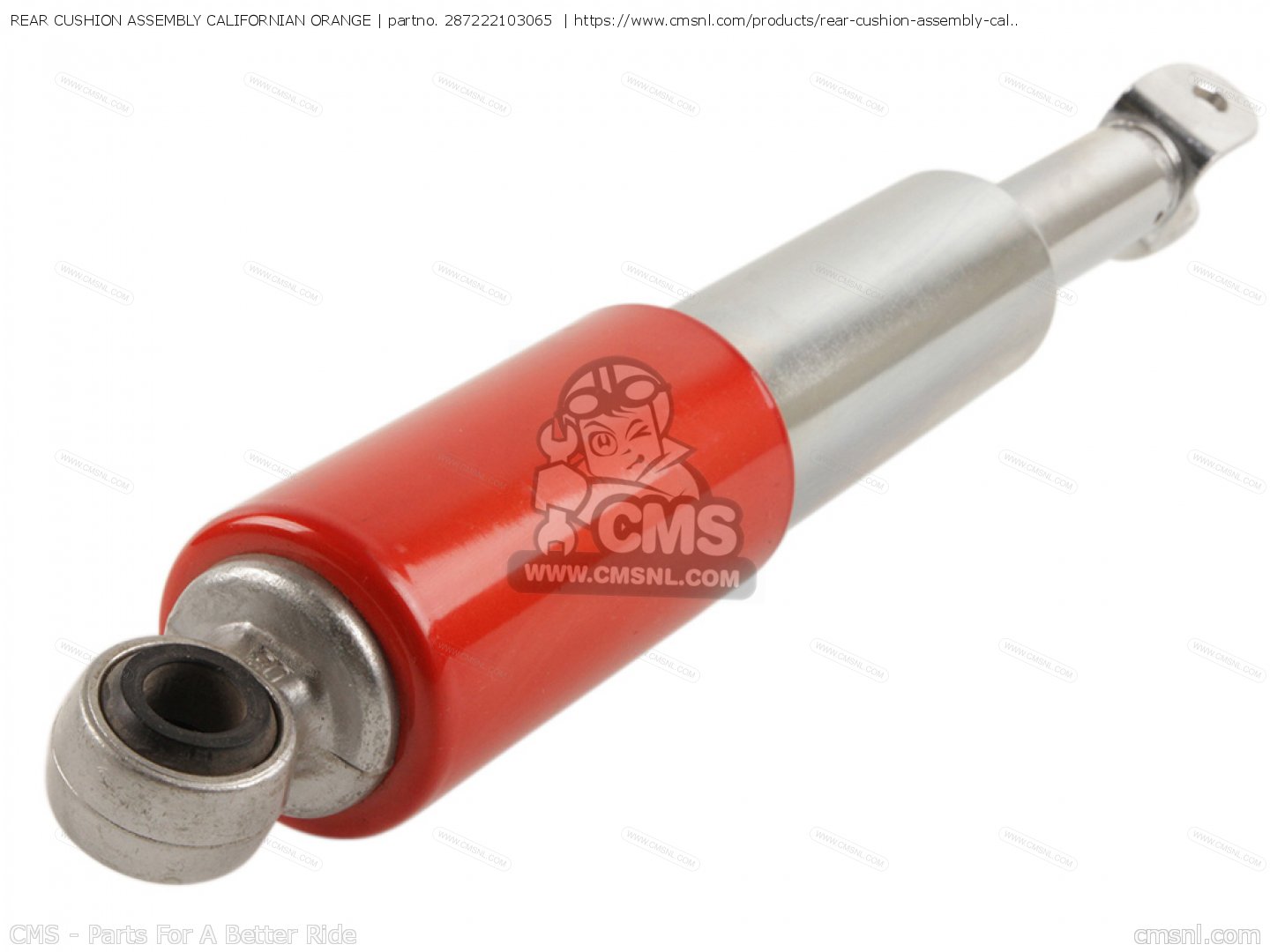 REAR CUSHION ASSEMBLY CALIFORNIAN ORANGE for HS1 1970 USA - order at CMSNL