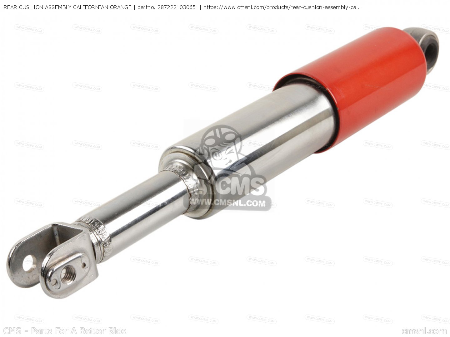 REAR CUSHION ASSEMBLY CALIFORNIAN ORANGE for HS1 1970 USA - order at CMSNL