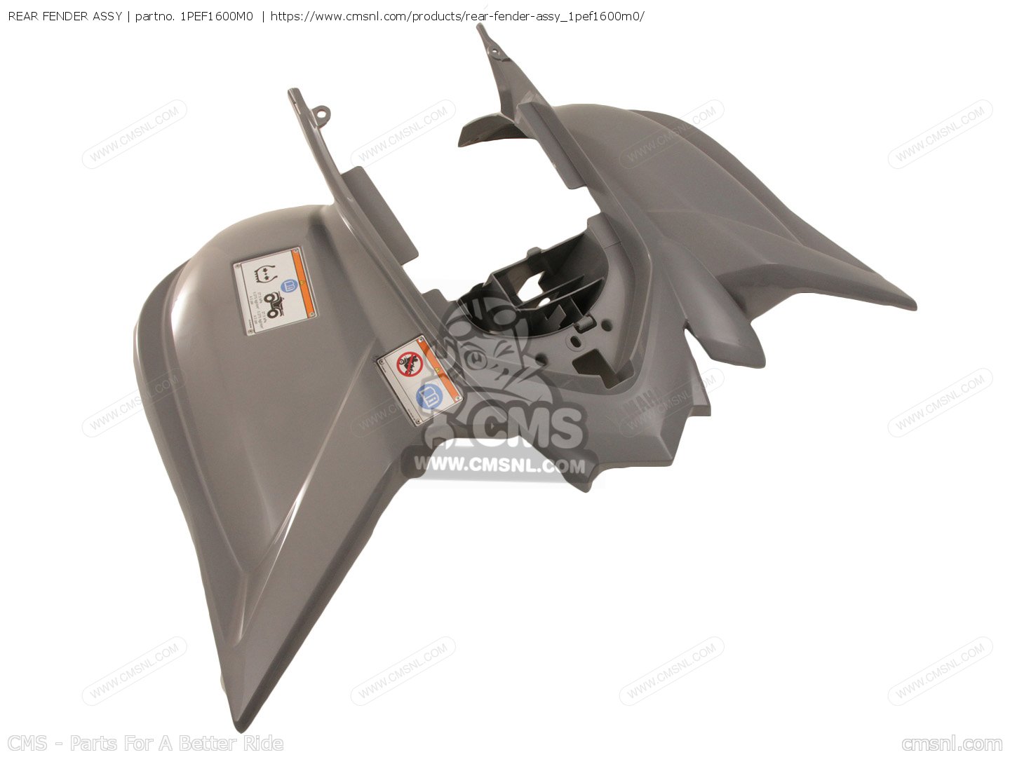 1PEF1600M0: REAR FENDER ASSY Yamaha - buy the 1PE-F1600-M0-00 at CMSNL