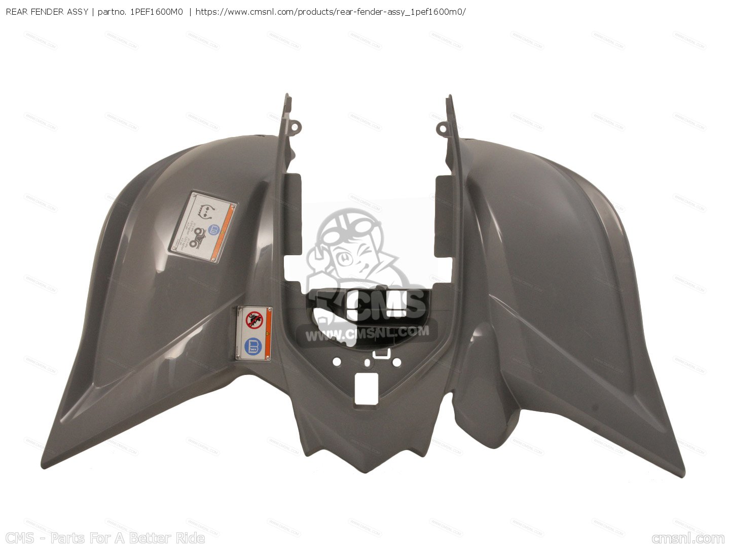 1PEF1600M0: REAR FENDER ASSY Yamaha - buy the 1PE-F1600-M0-00 at CMSNL