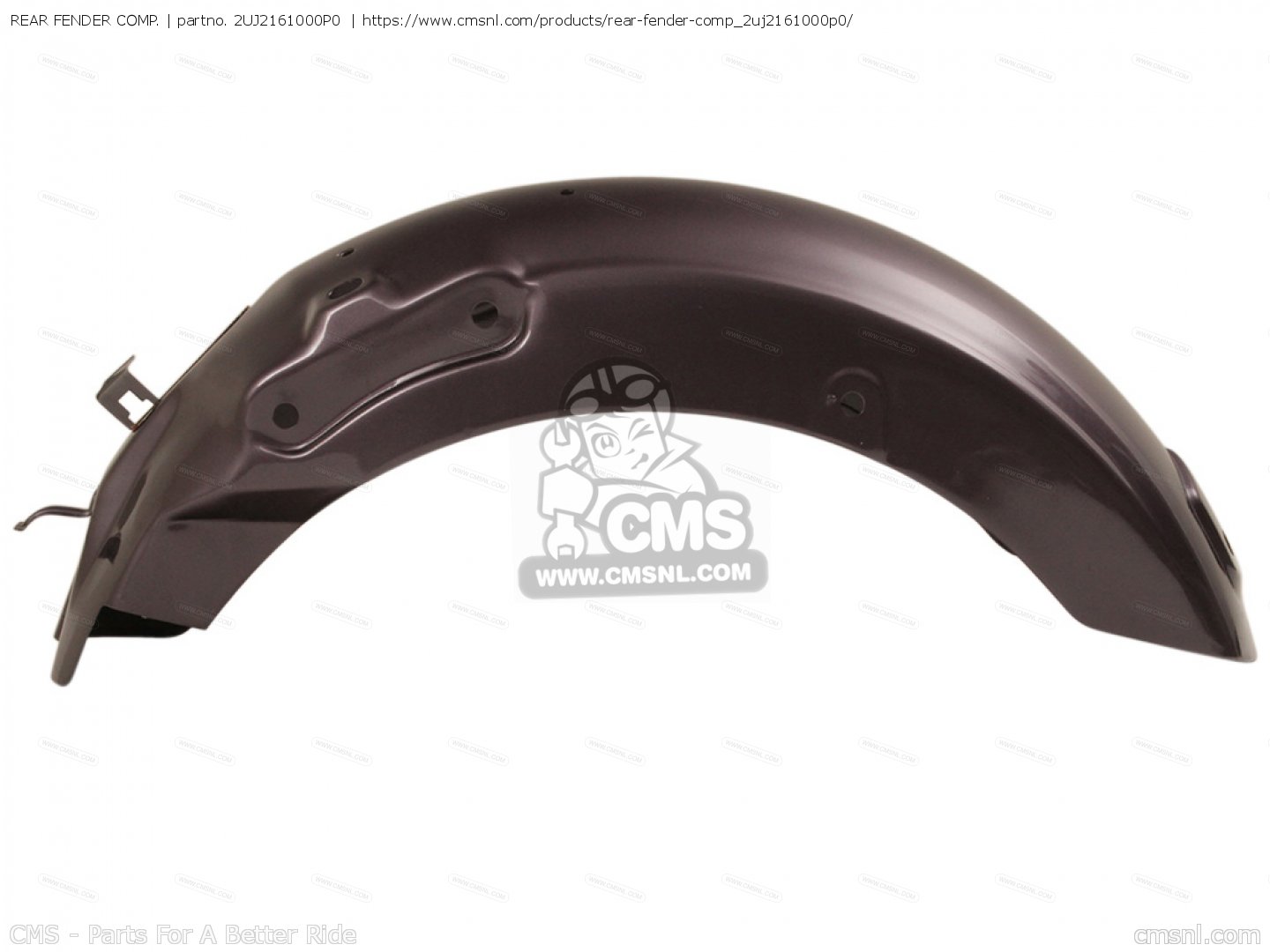 2UJ2161000P0: Rear Fender Comp. Yamaha - buy the 2UJ-21610-00-P0 at CMSNL