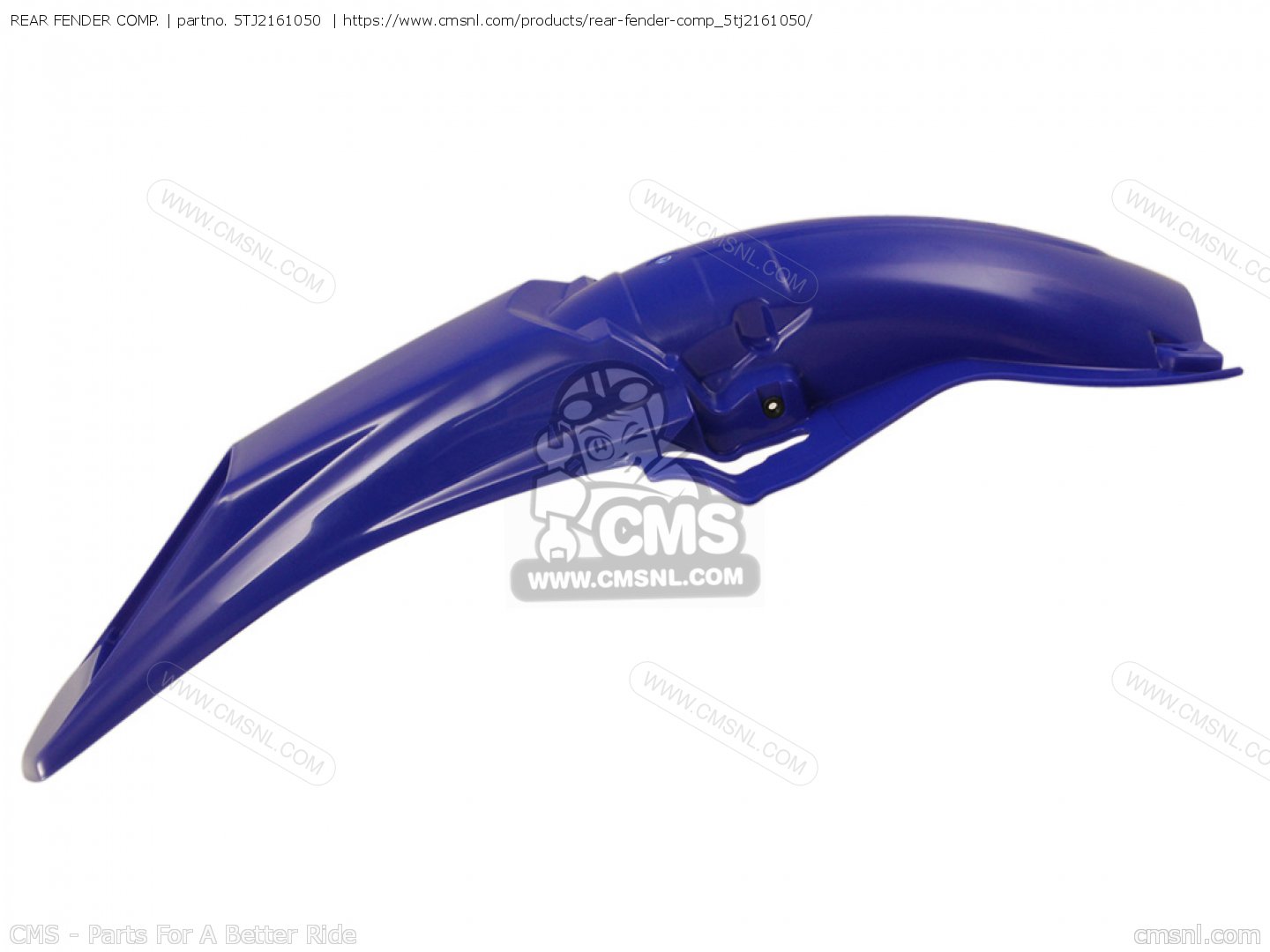 5TJ2161050: Rear Fender Comp. Yamaha - buy the 5TJ-21610-50 at CMSNL
