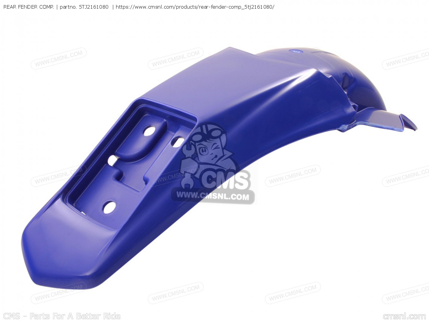 5TJ2161080: REAR FENDER COMP. Yamaha - buy the 5TJ-21610-80-00 at CMSNL