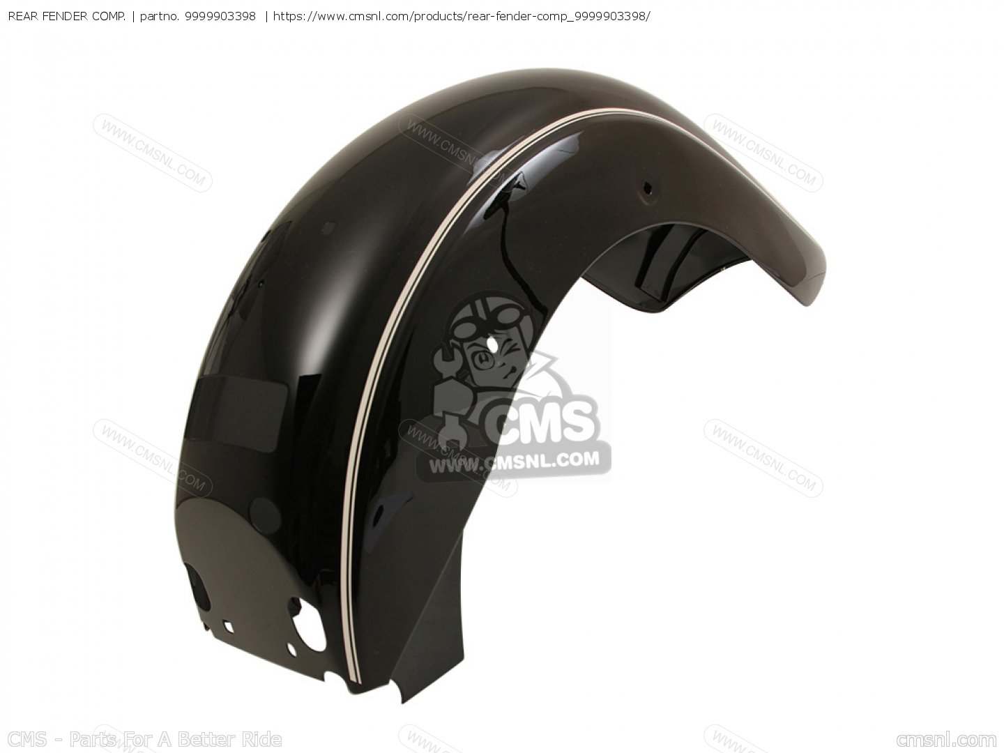 9999903398: REAR FENDER COMP. Yamaha - buy the 99999-03398-00 at CMSNL