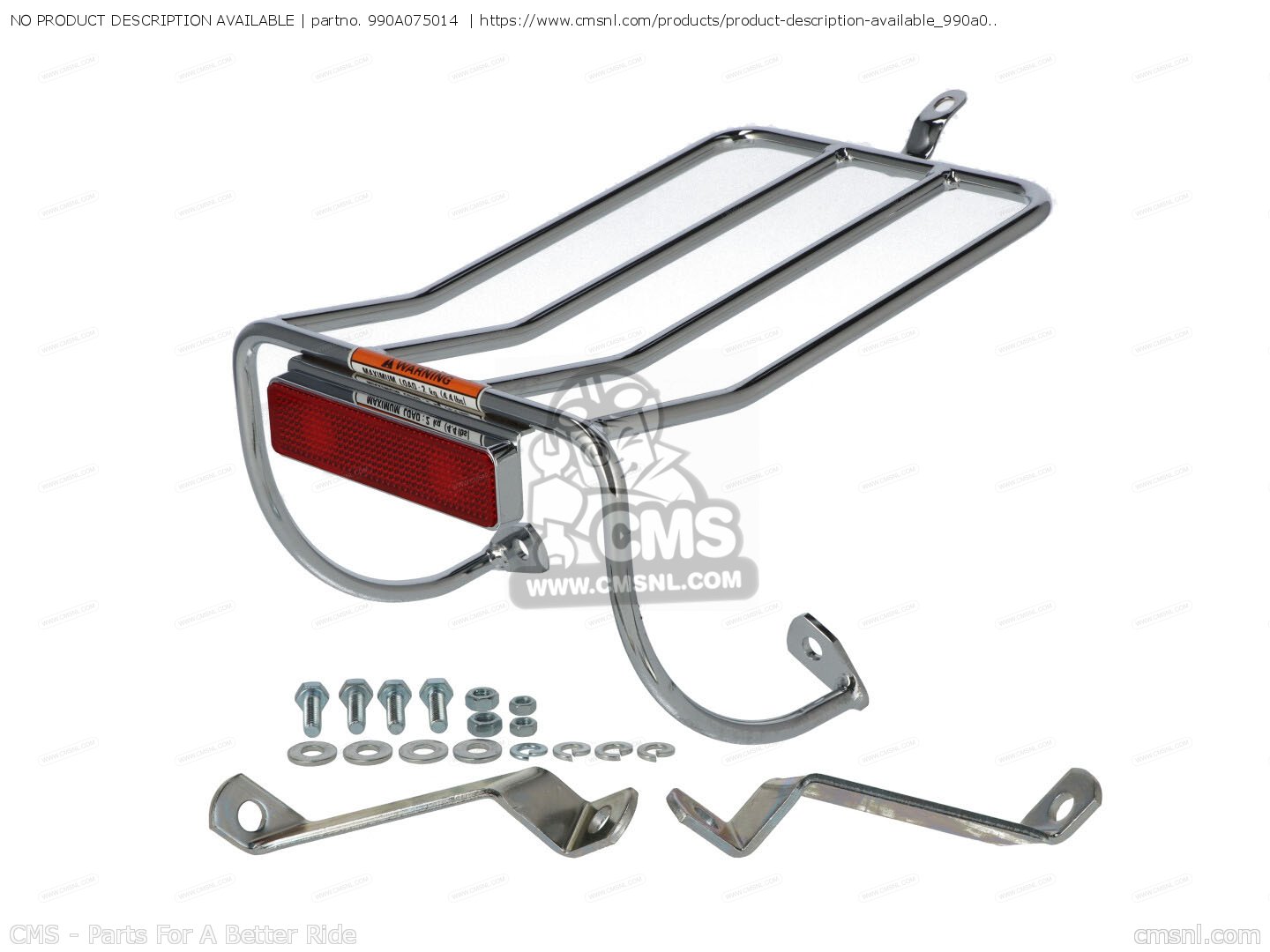 990A075014: REAR FENDER RACK Suzuki - buy the 990A0-75014 at CMSNL