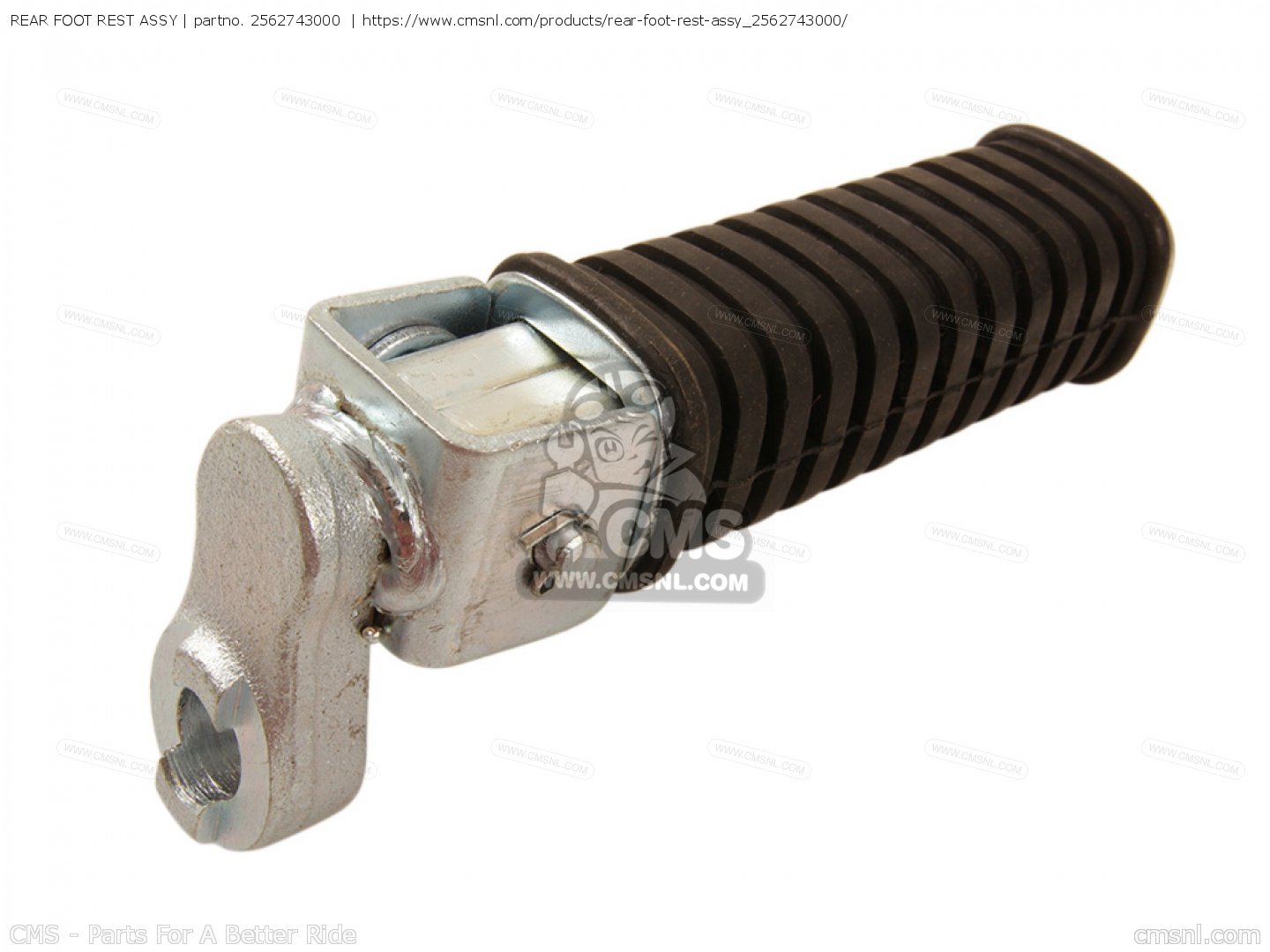 REAR FOOT REST ASSY for TX750 1973 USA - order at CMSNL