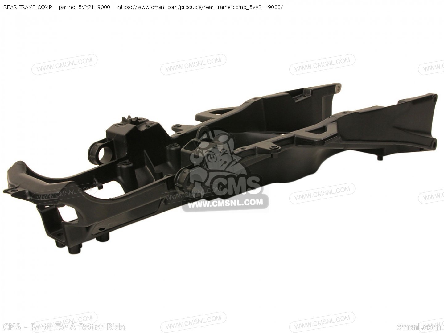 5VY2119000: Rear Frame Comp. Yamaha - buy the 5VY-21190-00 at CMSNL