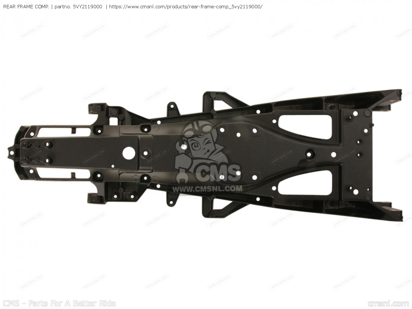 5VY2119000: Rear Frame Comp. Yamaha - buy the 5VY-21190-00 at CMSNL