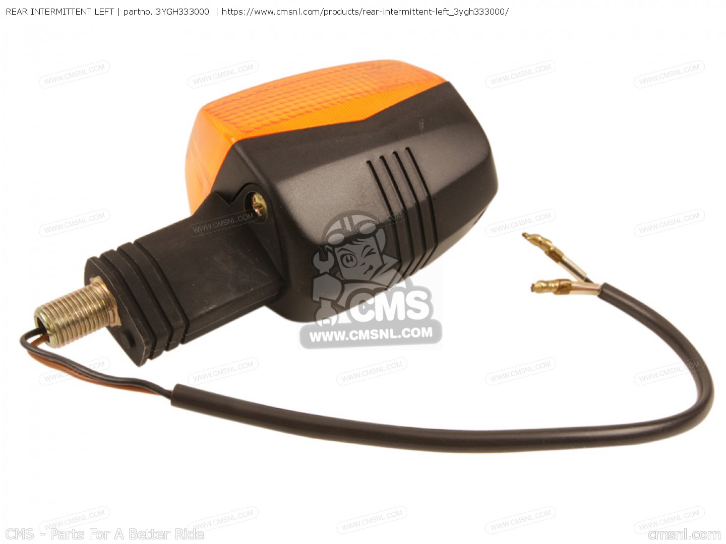 3YGH333000: REAR INTERMITTENT LEFT Yamaha - buy the 3YG-H3330-00-00 at ...