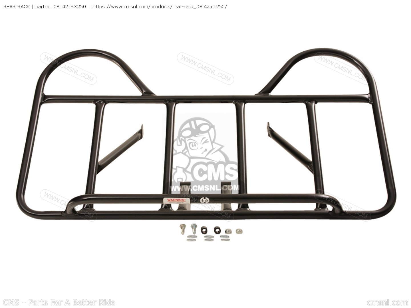 08L42TRX250: REAR RACK Honda - buy the 08L42-TRX-250 at CMSNL