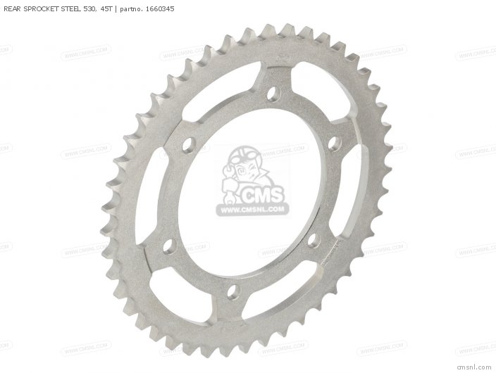 1660345: Rear Sprocket Steel 530, 45t Afam - buy the 16603-45 at CMSNL