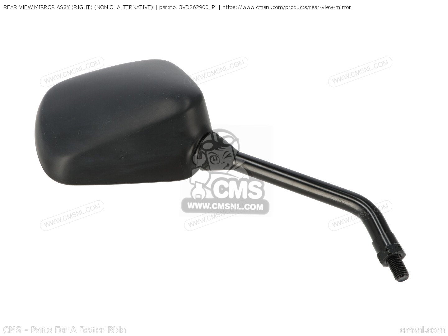 REAR VIEW MIRROR ASSY (RIGHT) (NON O..ALTERNATIVE) for TDM850 1997 4TX2 ...