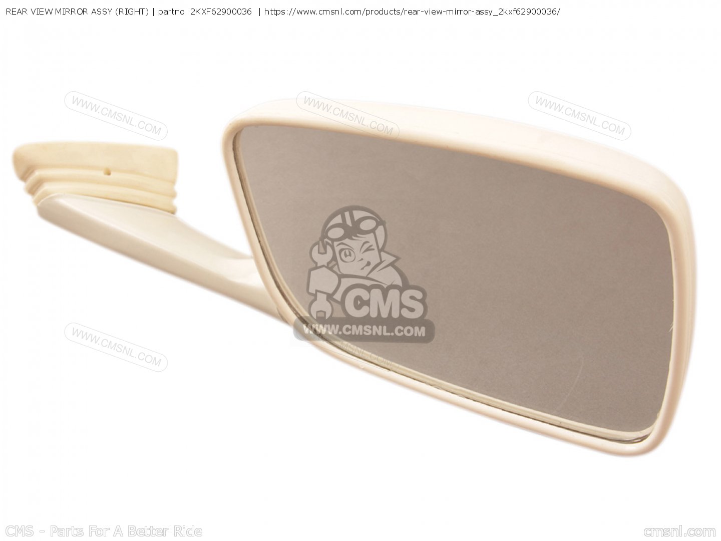 2KXF62900036: Rear View Mirror Assy (right) Yamaha - buy the 2KX-F6290 ...