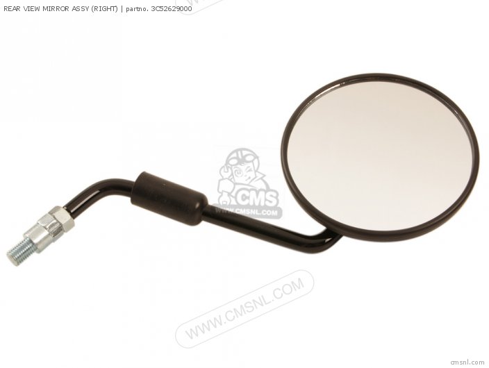 3C52629000: REAR VIEW MIRROR ASSY (RIGHT) Yamaha - buy the 3C5-26290-00 ...