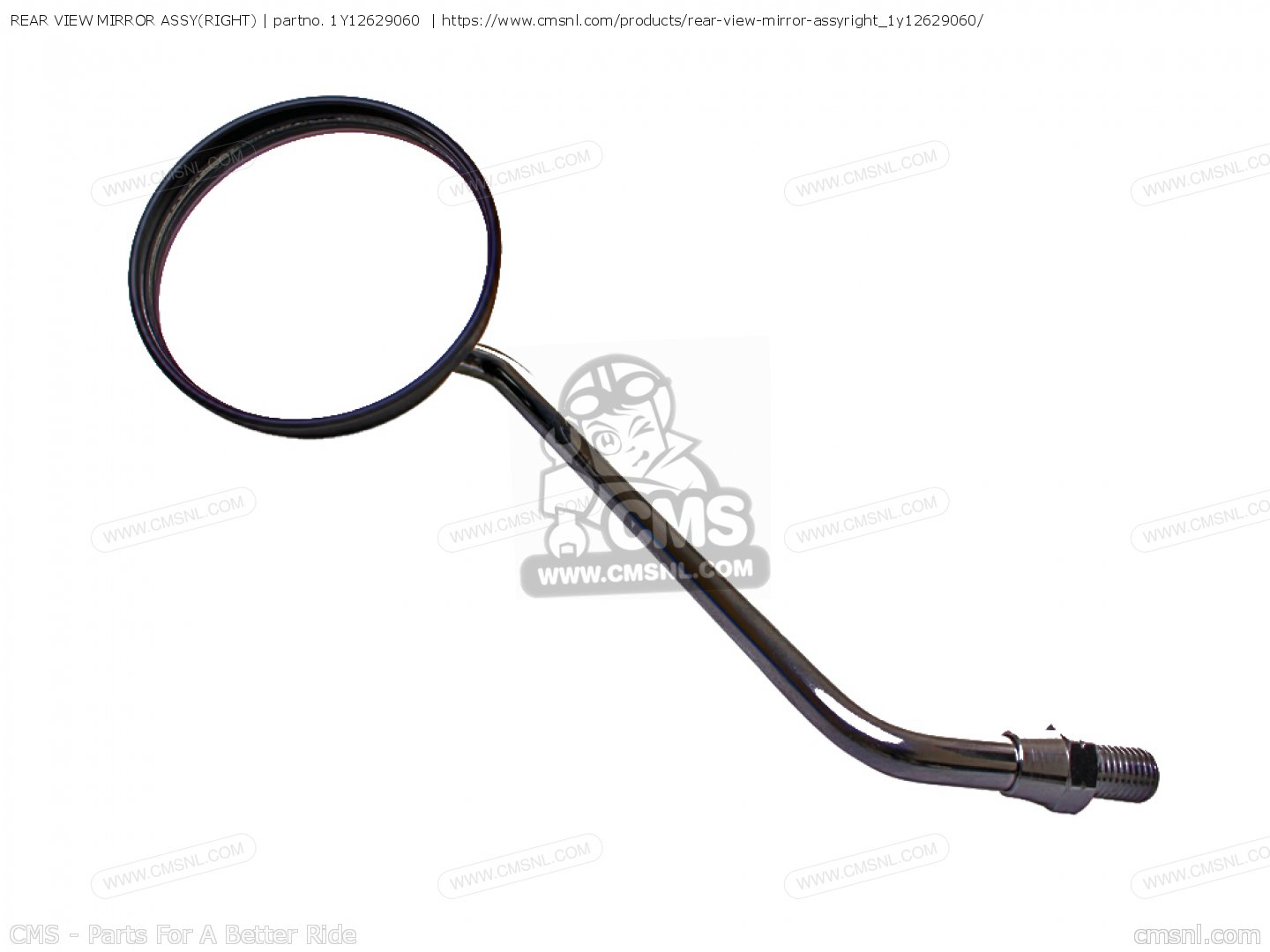 REAR VIEW MIRROR ASSY(RIGHT) for Yamaha - order at CMSNL