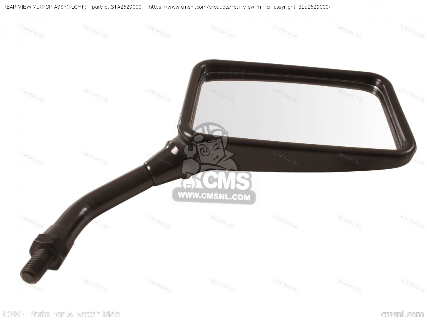 31A2629000: REAR VIEW MIRROR ASSY(RIGHT) Yamaha - buy the 31A-26290-00 ...