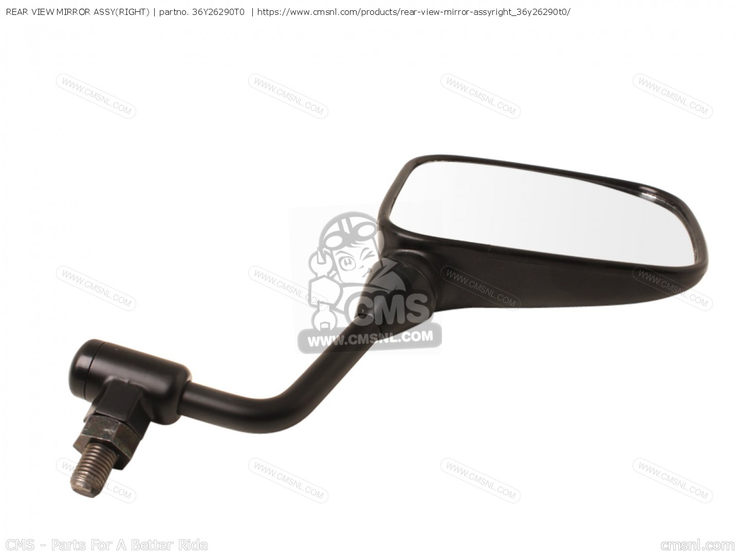 36Y26290T0: REAR VIEW MIRROR ASSY(RIGHT) Yamaha - buy the 36Y-26290-T0 ...