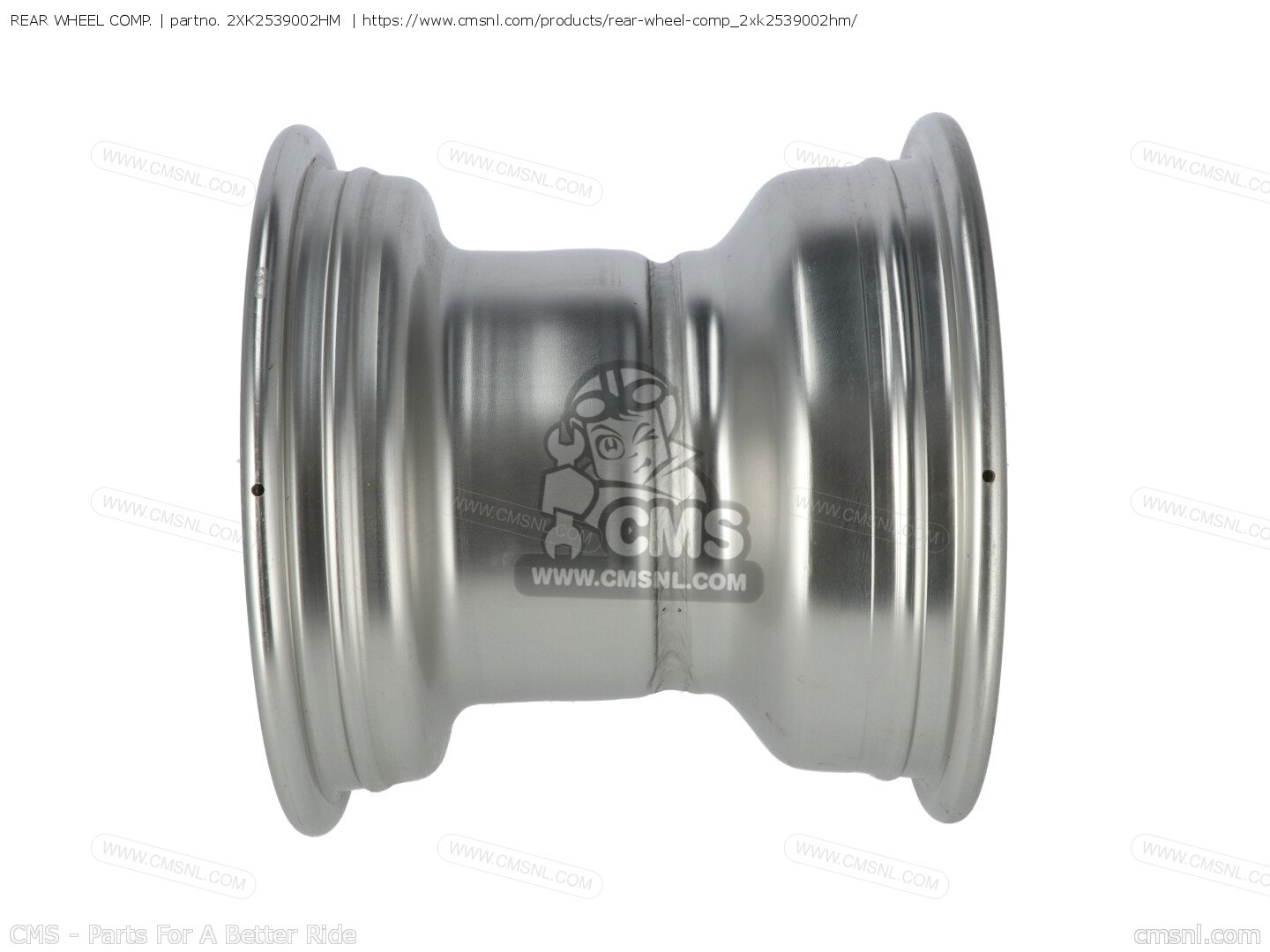 2XK2539002HM: REAR WHEEL COMP. Yamaha - buy the 2XK-25390-02-HM at CMSNL