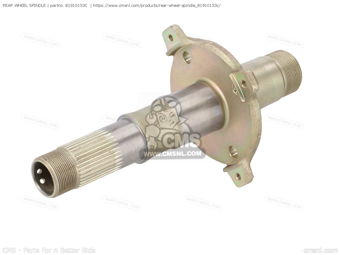 81910153C: REAR WHEEL SPINDLE Ducati - buy the 81910153C at CMSNL