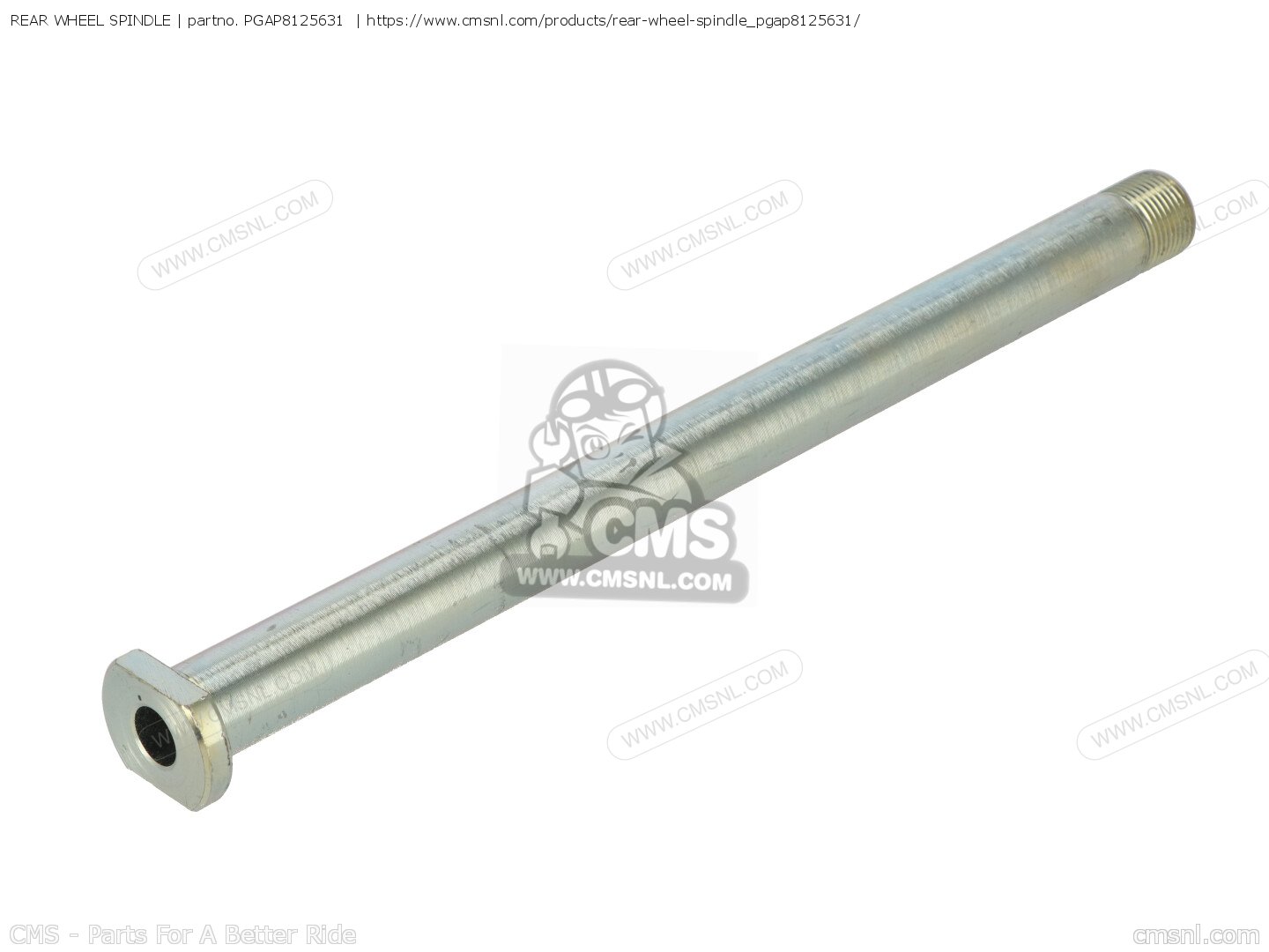 PGAP8125631: REAR WHEEL SPINDLE Piaggio Group - buy the PGAP8125631 at ...