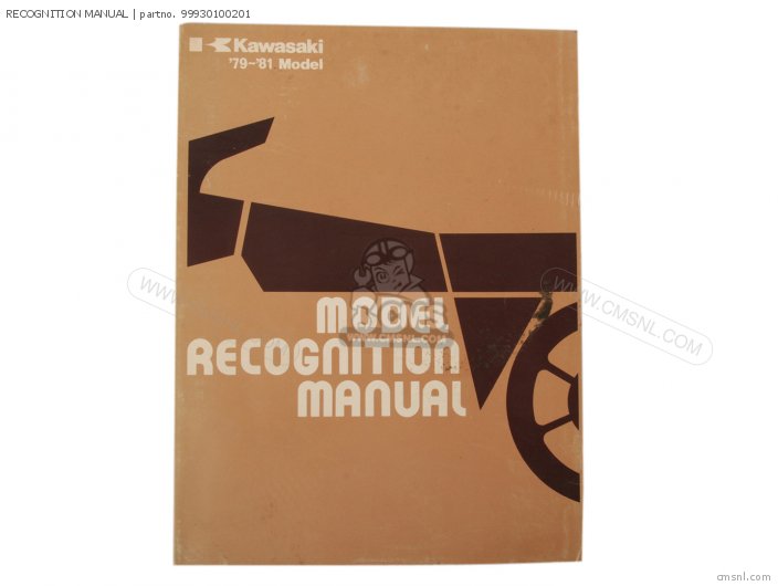 99930100201: Recognition Manual Kawasaki - buy the 99930-1002-01 at CMSNL