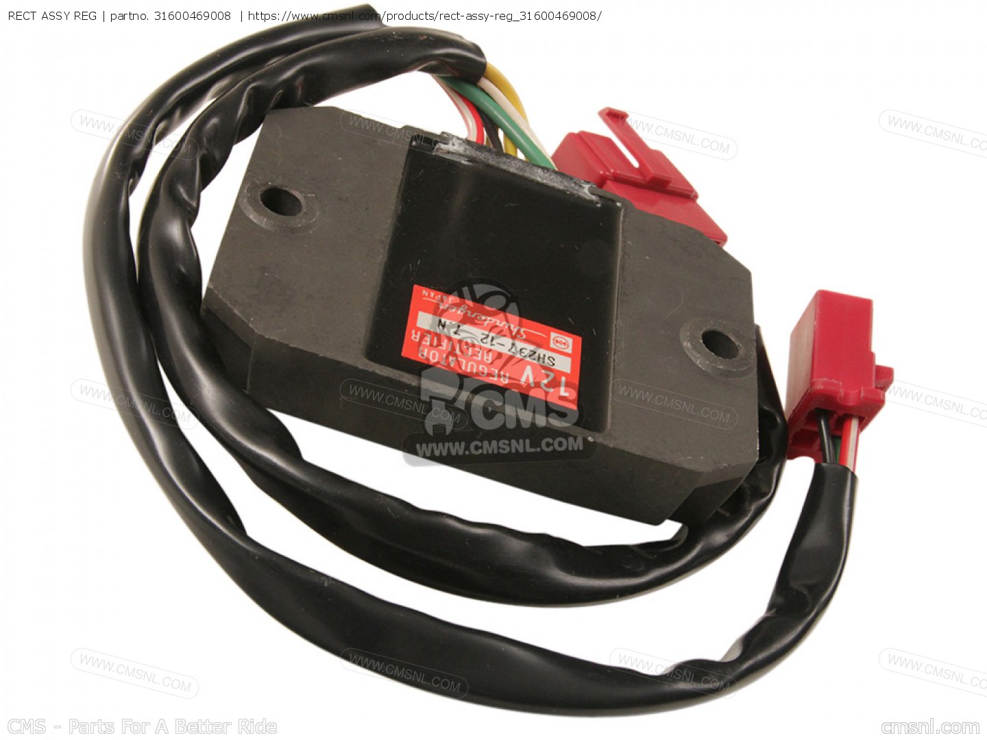 31600469008: RECT ASSY REG Honda - buy the 31600-469-008 at CMSNL